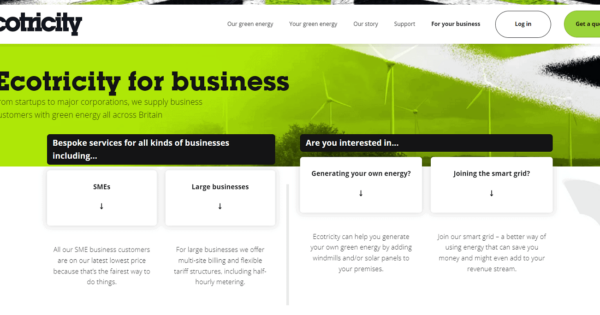 Ecotricity Business Energy Review 2026